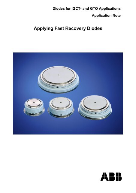 5SYA2064 Applying Fast Recovery Diodes 4-12-08 - 5S Components