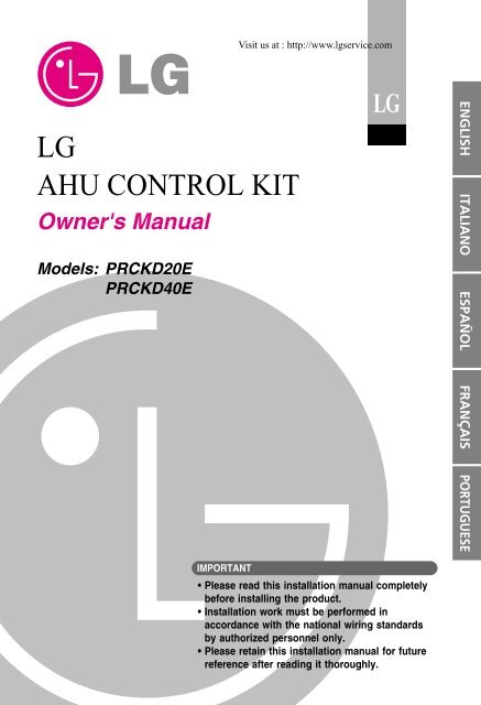 LG AHU CONTROL KIT - Klimatizace