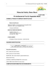 MSDS Sheets - Colgate-Palmolive