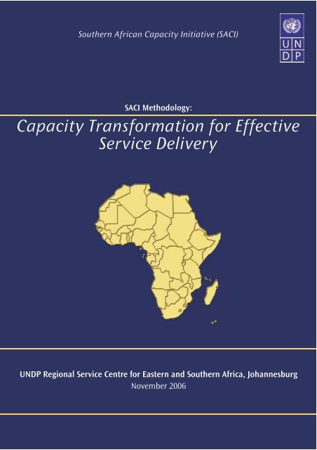 Capacity Transformation for Effective Service Delivery Capacity ...