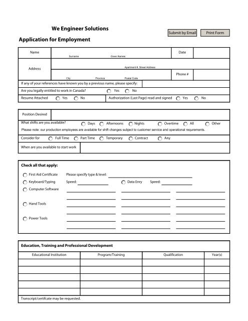 Download Application Form