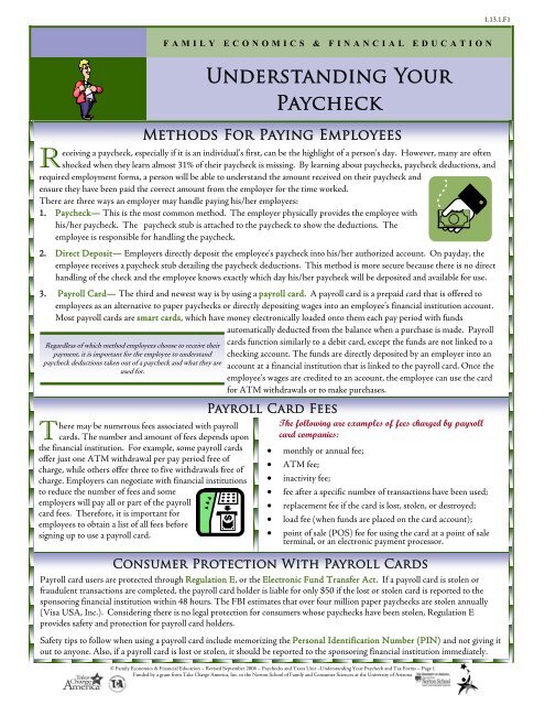 Understanding Your Paycheck - Mathisintegral