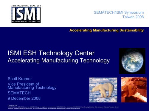ISMI ESH Technology Center - Sematech