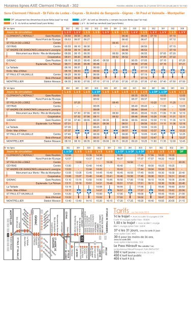 Horaires Bus Clermont Lhãrault Montpellier
