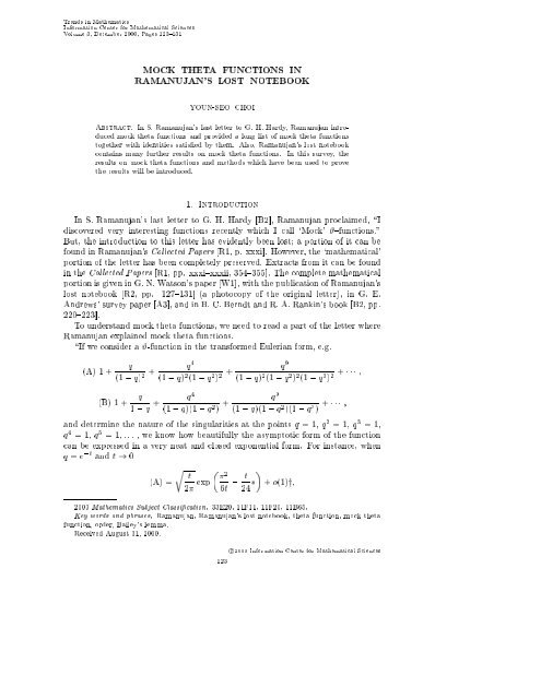Mock Theta Functions In Ramanujans Lost Notebook