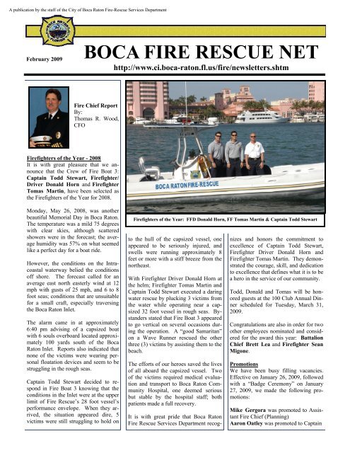 BOCA FIRE RESCUE NET - City of Boca Raton