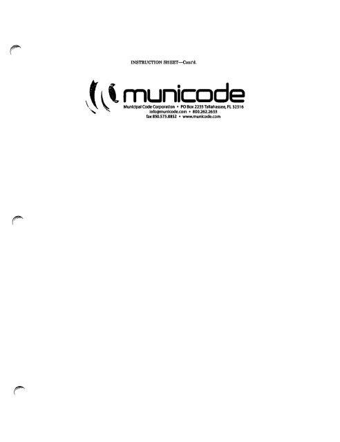 municode - City of Livingston, Montana