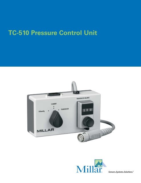 TC-510 Pressure Control Unit - Millar