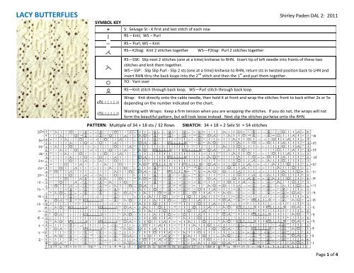LACY BUTTERFLIES - Shirley Paden