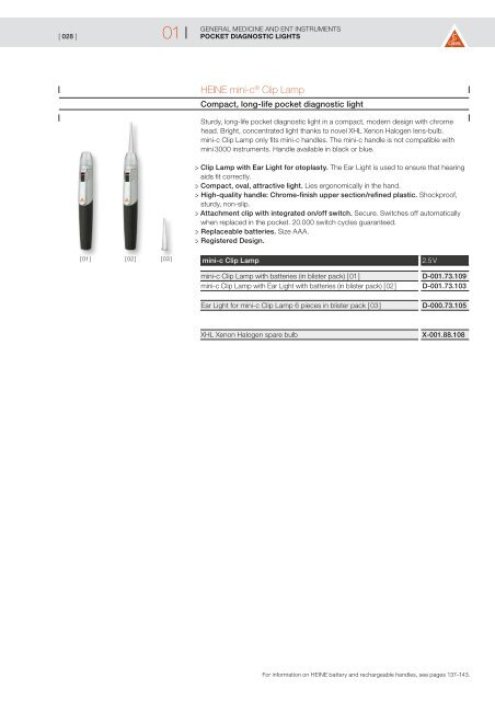 HEINE Pocket Diagnostic Lights - v-medtech