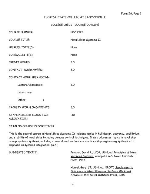 Principles of Naval Weapons Systems Workbook.