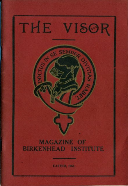 1961 - Easter - Birkenhead Institute Old Boys