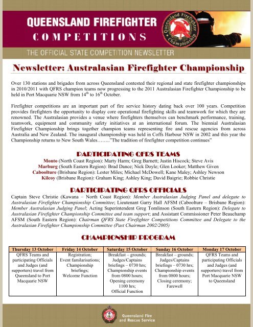 Queensland Fire and Rescue Service