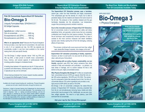 UK Bio-Omega 3 Brochure.pub - Physica Energetics