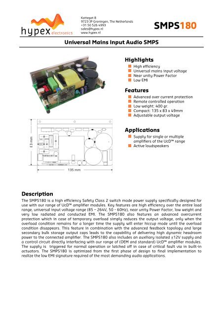 SMPS180 - Hypex