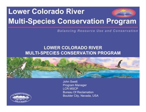 lower colorado river multi-species conservation program