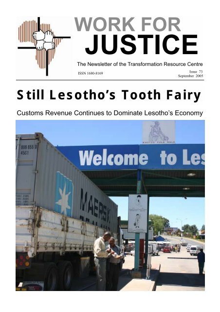 Issue 73 - the Transformation Resource Centre