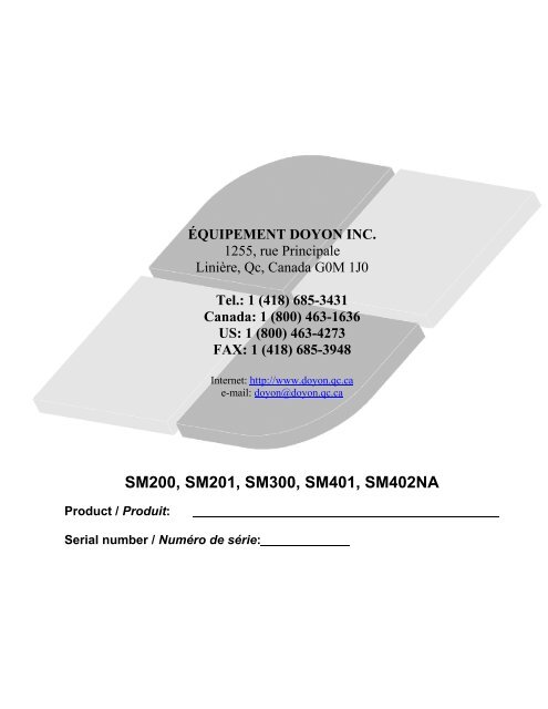 SM200-SM201-SM300-SM401-SM402NA (serial #DYNxxxxxx)