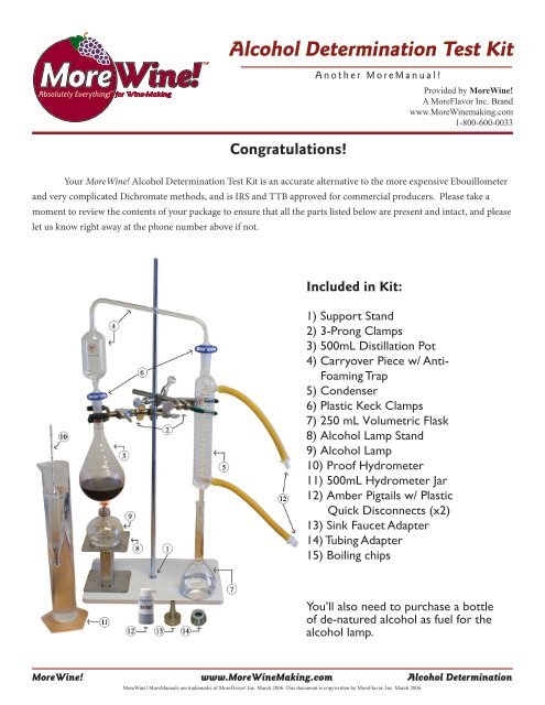 Alcohol Determination Test Kit - Beer, Beer and More Beer