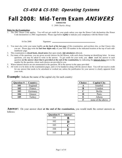 A 2 pts - To Parent Directory