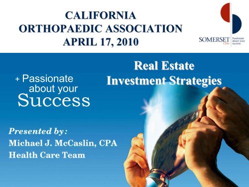 Mike McCaslin, CPA, Somerset - California Orthopaedic Association