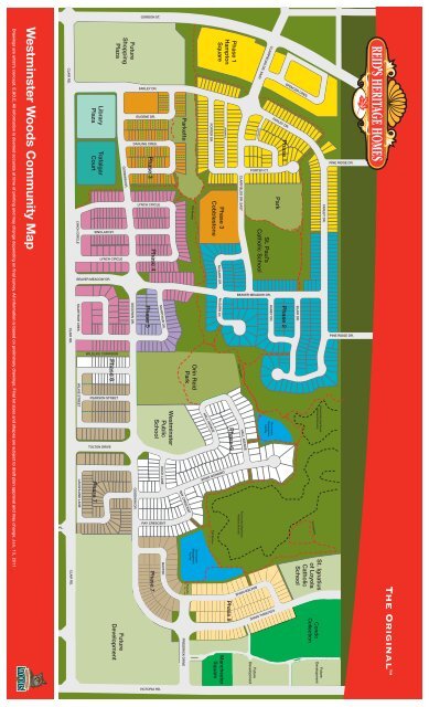 ww-community and tour maps:Layout 1 - Reid's Heritage Homes