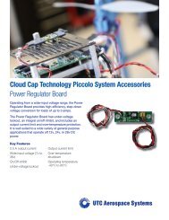 Piccolo Flight Management System - Cloud Cap Technology