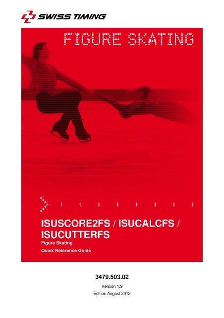 isuscore2fs / isucalcfs / isucutterfs - ISU Judging System