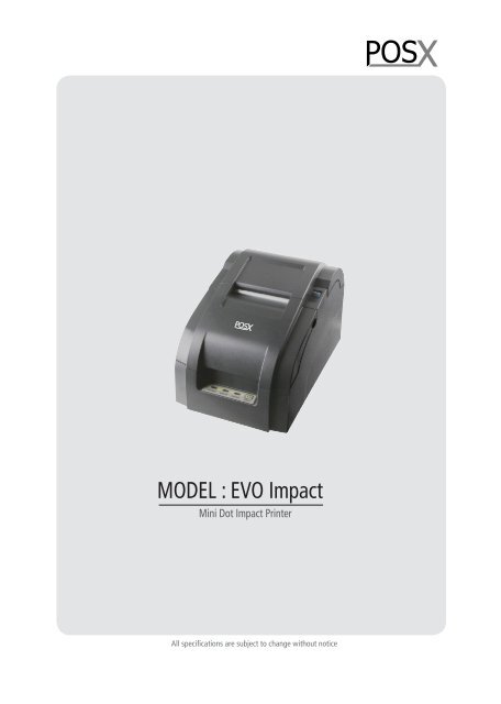 User Manual - POS-X