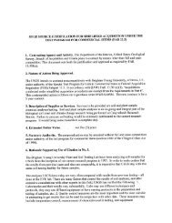 Writing Sole Source Justification