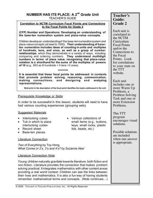 Making Sense of Problem Solving, Grade 2