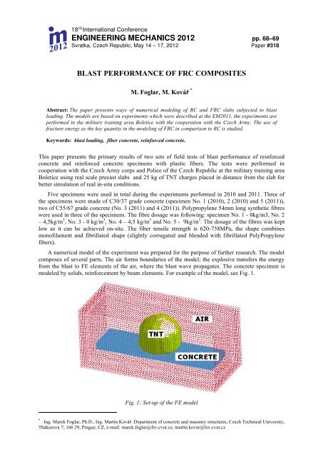 Extended Abstract - Engineering Mechanics