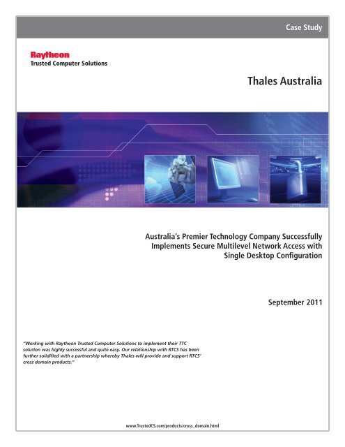 Thales Australia (TTC) - Raytheon Trusted Computer Solutions