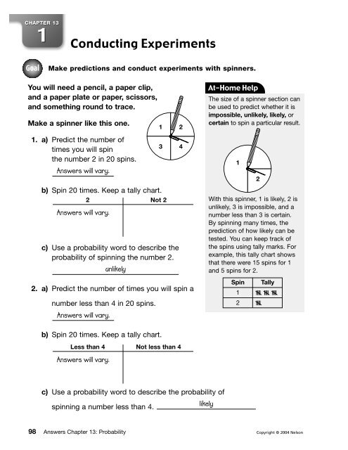 Chapter 13: Probability