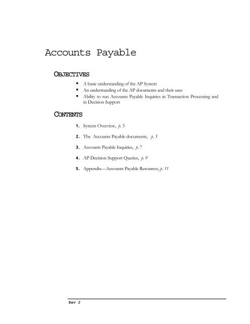 Accounts Payable Training Manual (Word)