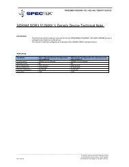 SpecTek NAND Flash Part Numbering System