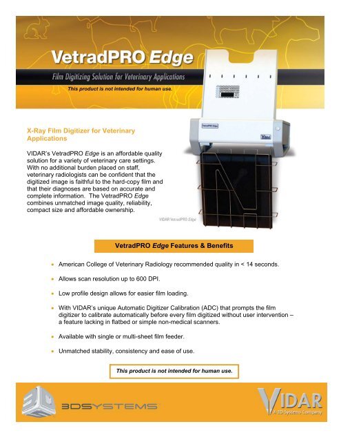 Download Data Sheet - Vidar Systems