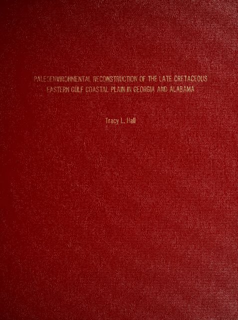 Paleoenvironmental Reconstruction of the Late Cretaceous Eastern ...