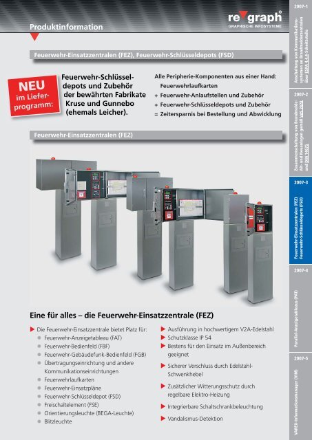 Feuerwehr-Einsatzzentralen (FEZ) - regraph GmbH