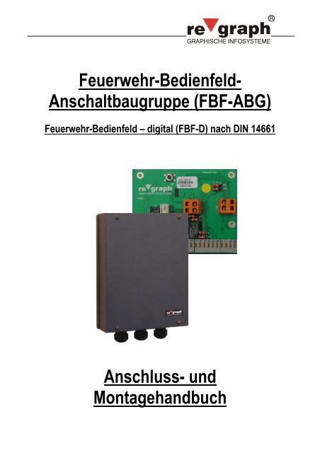 FBF-ABG-HANDBUCH, Revision 24 - regraph GmbH
