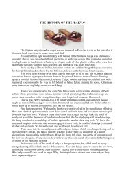 Asocena: History of Dog Meat-Eating in the ... - Philippine Culture