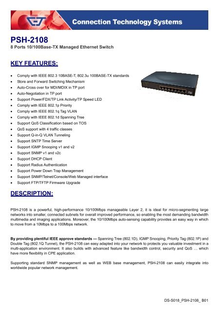PSH-2108-datasheet_B.. - ctsystem.se