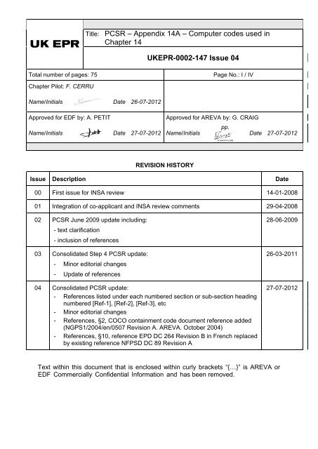 Appendix 14A - Computer codes used in Chapter 14.pdf - UK EPR