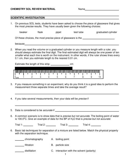 Packet - CHEMISTRY_SOL_REVIEW_MATERIAL