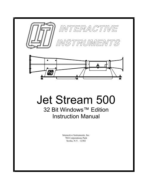 Jet Stream 500 - Interactive Instruments, Inc.