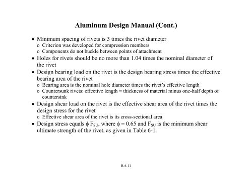 Aluminum Design Manual (C