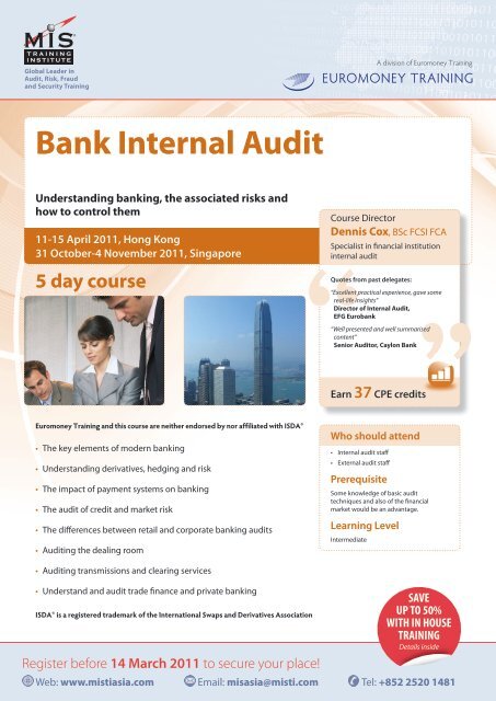 Bank Internal Audit - Risk Reward Limited