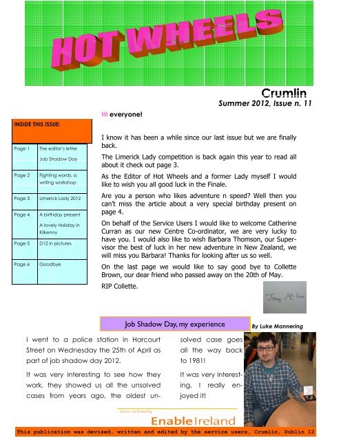 Crumlin - Enable Ireland