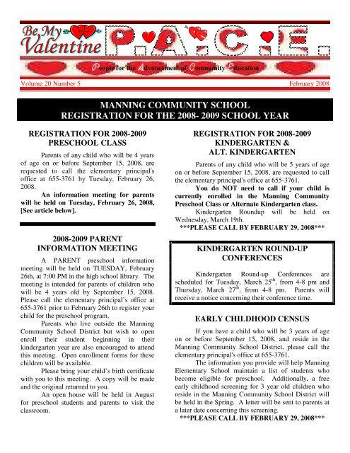 February - IKM-Manning Community School