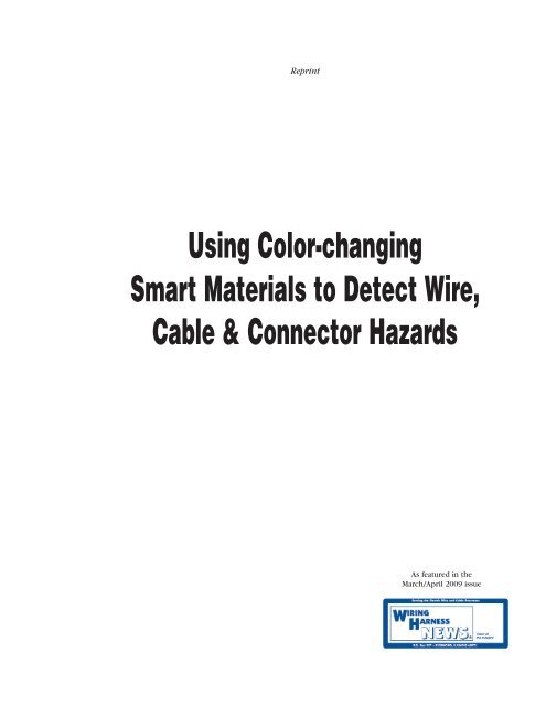 Using Color-changing Smart Materials to Detect Wire, Cable ...